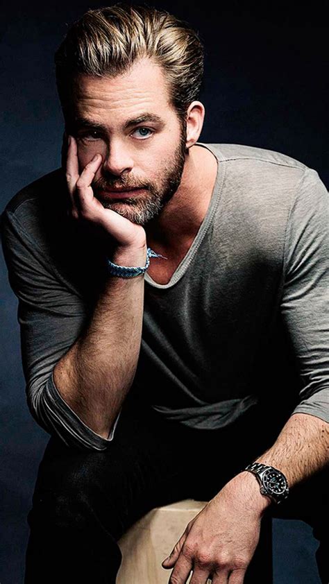 American Actor Chris Pine 4k Ultra Hd Mobile Wallpaper For Iphone And Android