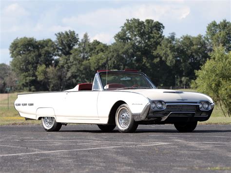 1962 Ford Thunderbird Sports Roadster 76b Classic Luxury Wallpapers Hd Desktop And