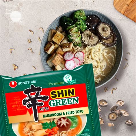 Shin Ramen Green Tofu And Mushroom 125g Moashop