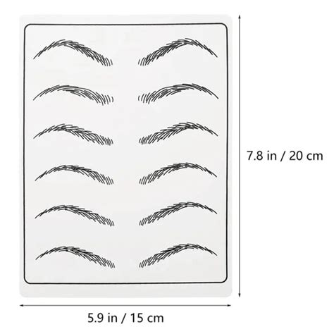 Black Unisex Eyebrow Practice Sheet For Professional At ₹ 150 Piece In New Delhi