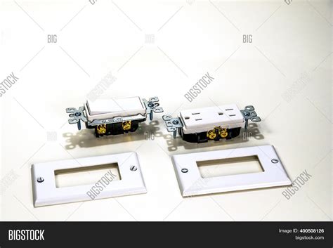 Switch Socket Isolated Image Photo Free Trial Bigstock