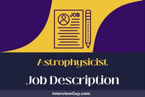 Astrophysicist Job Description [updated For 2026]