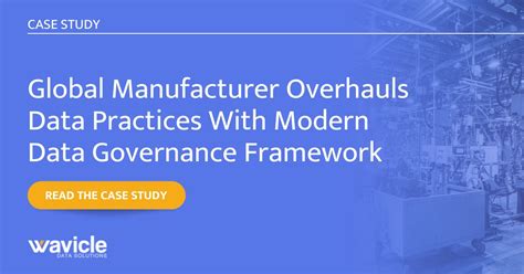 How Wavicle Improved Data Governance For Hvac Manufacturer Wavicle Data Solutions Posted On