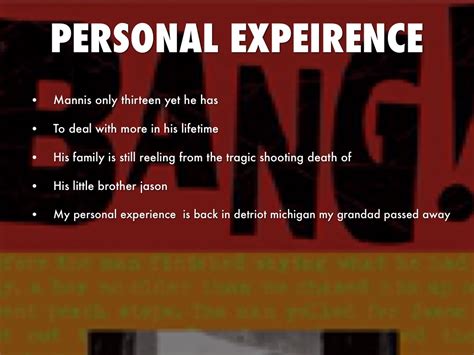 Bang By Sharon G Flake💯💣👐😔🔫🔪💊💉 By Sean Hall