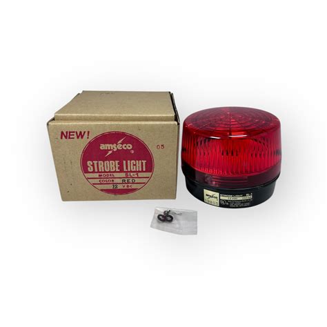 Amseco Sl 1 Red Security Strobe Light 12v Max Marine Outlet