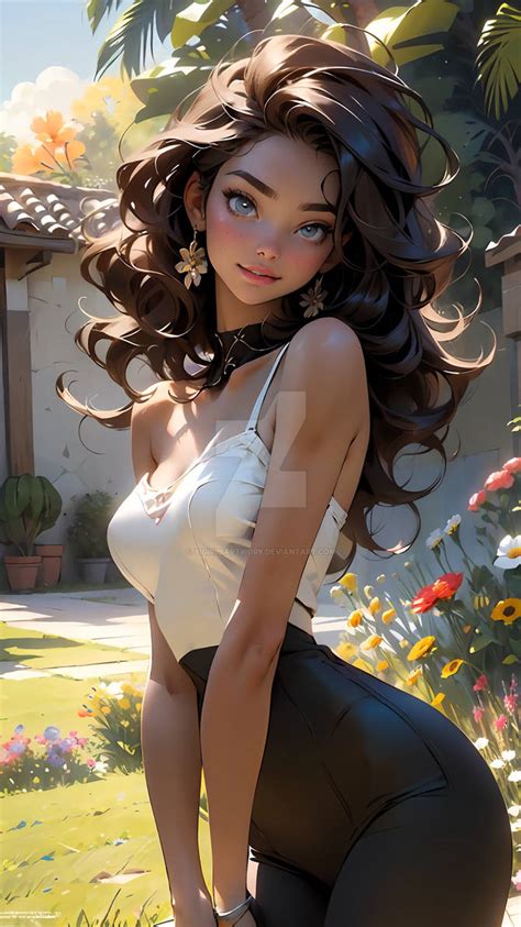 Cute Anime Ai Girl By Aigirlsartwork On Deviantart