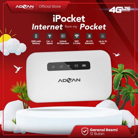 Mifi Router Advan Mobile Wifi Hotspot Portable Modem Speed G Lte Mf Lazada Indonesia