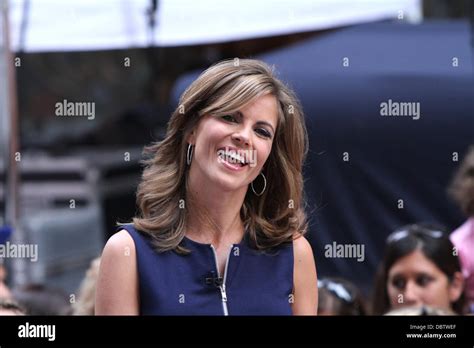 Natalie Morales At Rockefeller Center As Part Of Nbcs Today Show
