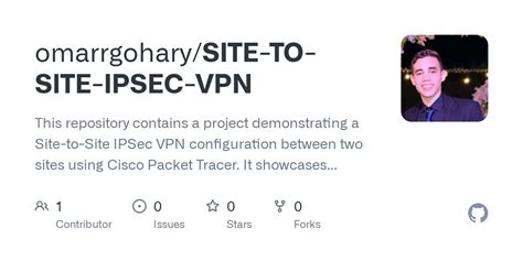 Github Omarrgoharysite To Site Ipsec Vpn This Repository Contains A