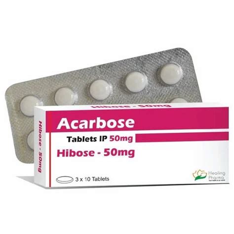 Acarbose Tablets 50 Mg At ₹ 65 Stripe Glucobay Tablet In Nagpur Id 2852914979433