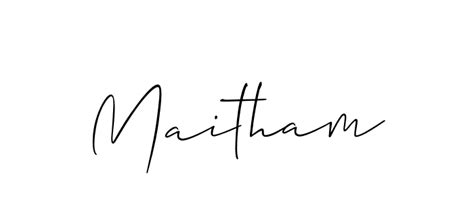 75 Maitham Name Signature Style Ideas Free Autograph