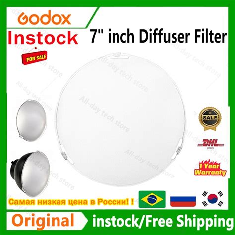 Godox 7 Inch Diffuser Filter For Standard Studio Strobe Flash