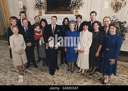 From Left Ronald Reagan Jane Wyman With Son Michael Reagan On Her
