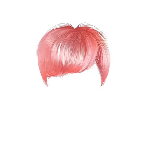 Pink Pixie Cut Hairstyle Portrait Premium Photo Illustration Rawpixel