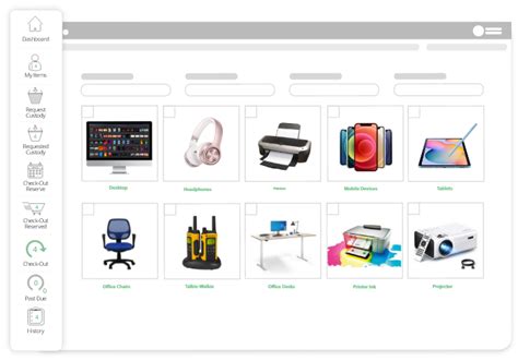 Browse And Request Available Equipment With My Work Assets