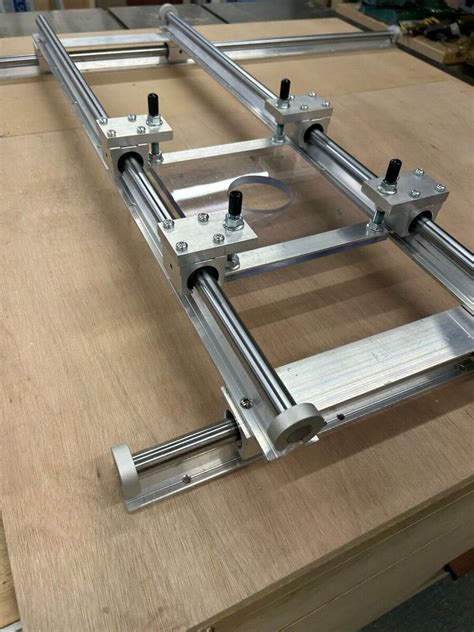 Slab Flattening Router Surfacing Facing Jig Router Sled Linear Rail Ebay Router Sled