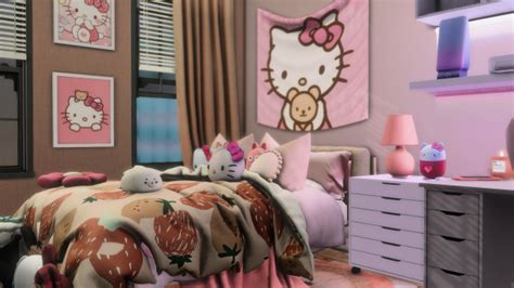 My Sisters Room Hello Kitty Themed Bedroom I Made A Hello Kitty