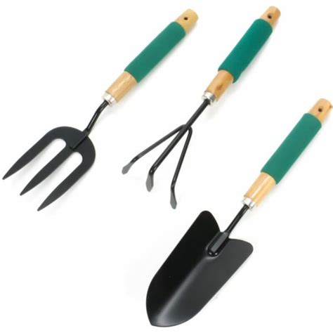 Lifetime Garden Garden Hand Tool Set 3 Pcs Flower Trowel Digging Fork