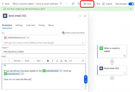 Setting Up An Email Notification On New Registration With Power Automate Activityinfo