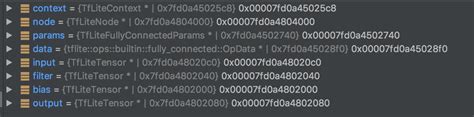 Bad Access Error When Deserializing A Fully Connected TF Lite Model Issue Tensorflow
