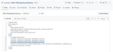 GitHub Ccalvop AWS WebAppAutoDeploy Automatic Deployment Of A Web Application Using AWS Services