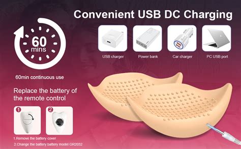 Yocare Nipple Vibrator Sex Toy Nipple Clamps Stimulator