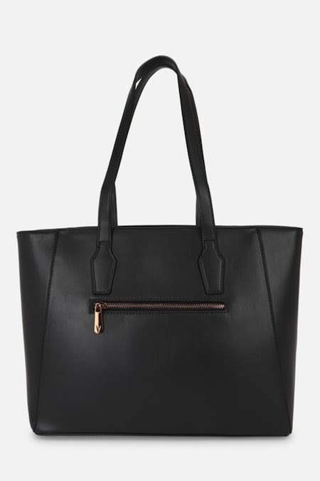 Black Solid Casual Polyurethane Women Handbags Selling Fast At