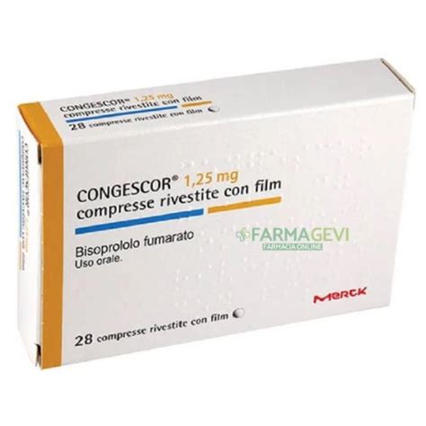Congescor Foglietto Illustrativo Farmagevi
