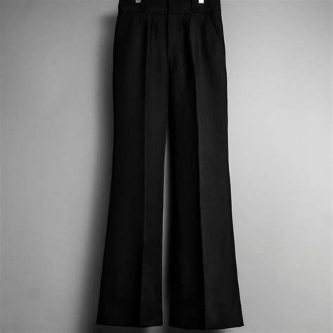 Pintuck Mega Flare Slacks 【black】 Shikitari