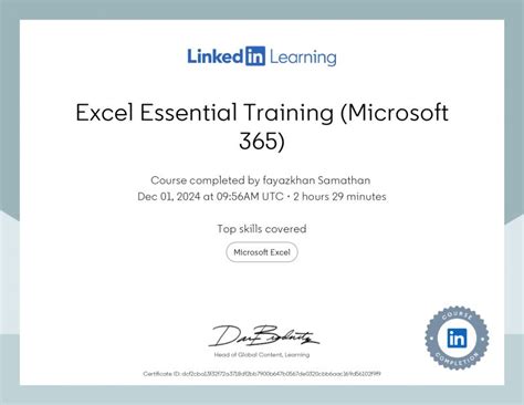 Excel Microsoft365 Professionaldevelopment Fayazkhan S