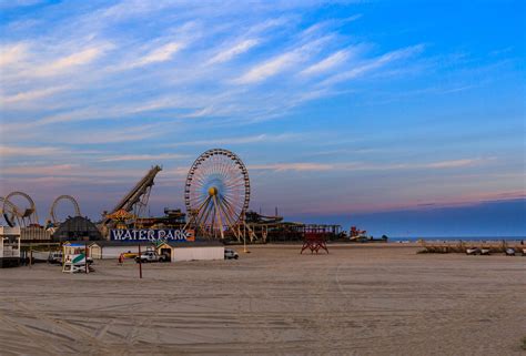 North Wildwood Nj Beach Boardwalk Photograph Seashore Wall Decor