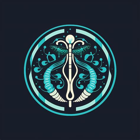 Premium Photo Genomic Serpent An Iconic Logo Diagnostic Lab Infusing