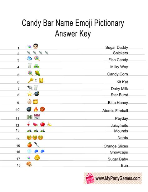 Free Printable Fall Emoji Pictionary Quiz With Answer Key Artofit