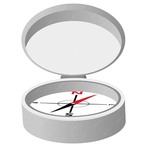 Premium Vector Round Compass