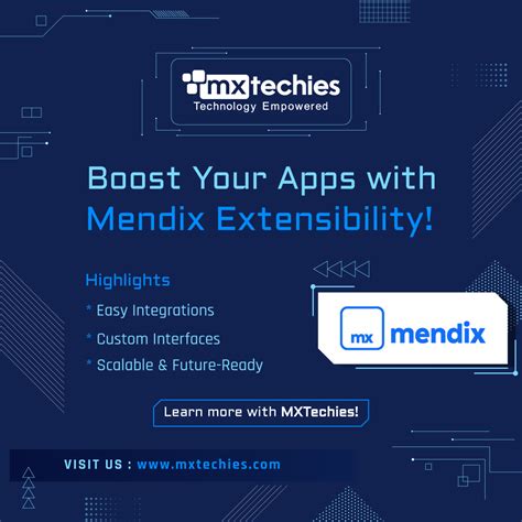 Mendix Lowcode Appdevelopment Mxtechies Mendixplatform Mxtechies