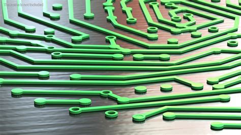 Electronic Fingerprint Green 3d Model 19 3ds Blend C4d Fbx Max