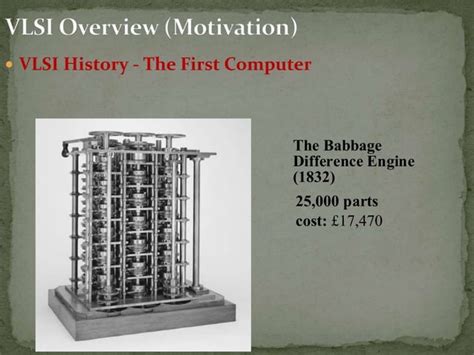 very large scale integrated circuits vlsi overview pptx physics
