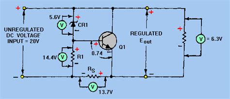 Transistor Voltage Regulator Circuit