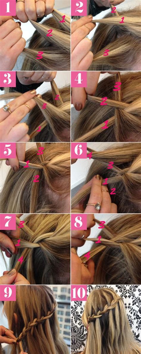 Waterfall Braid Tutorial How To Do A Perfect Waterfall Braid Hairstyle