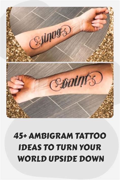 50 Awesome Ambigram Generator And Examples Ambigram Tattoo Ambigram