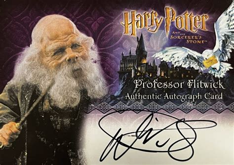 Warwick Davis As Professor Flitwick Trading Cards Individual Hobbydb