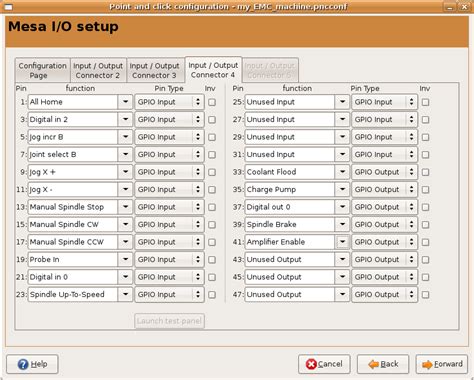 Point N Click Configurator For Mesa Servo And Stepper Machines