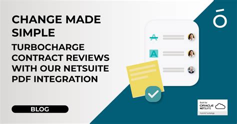 Turbocharge Contract Reviews With Netsuite Pdf Integration Blog Workiro