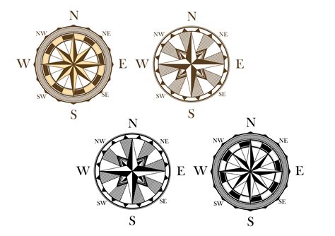 Ancient Compass Signs 11230852 Vector Art At Vecteezy