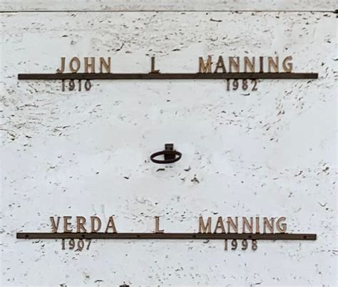 Verda Lee Byrd Manning 1907 1998 Homenaje De Find A Grave