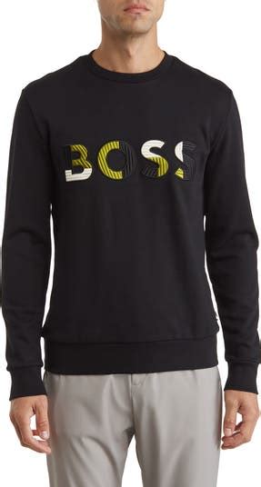 Boss Stadler Logo Crewneck Sweatshirt Nordstromrack