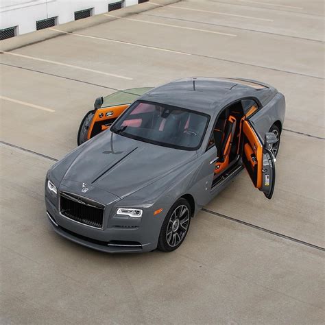 The 2020 Rolls Royce Wraith Burnout Grey With Mandarine Interior
