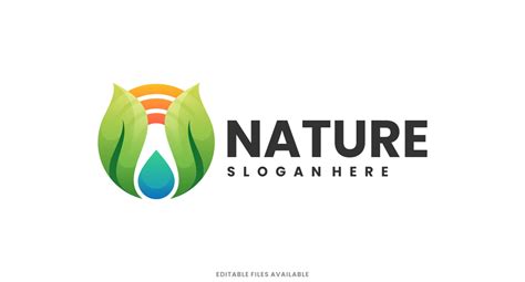 Nature Gradient Logo Logos Ft Logo And Vector Envato