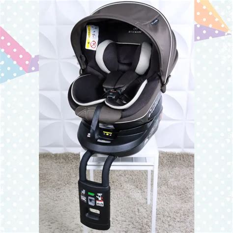 [pro] คาร์ซีทมือสอง Ailebebe Kurutto 5i Grance สีน้ำตาล ปี2019 Th