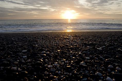 Sunrise At Qixingtan Beach In Hualien City Taiwan Stock Image Image